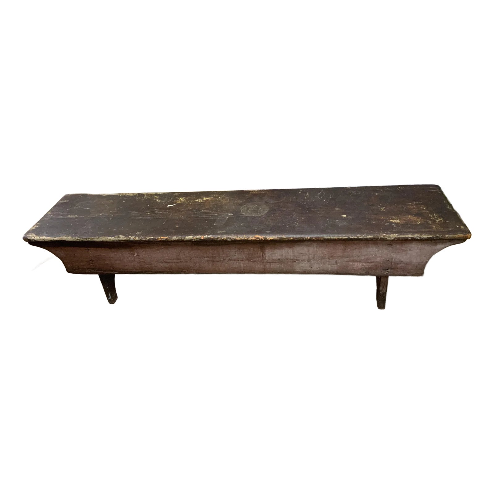 Mid 19th Century American Country Style Bench | Chairish