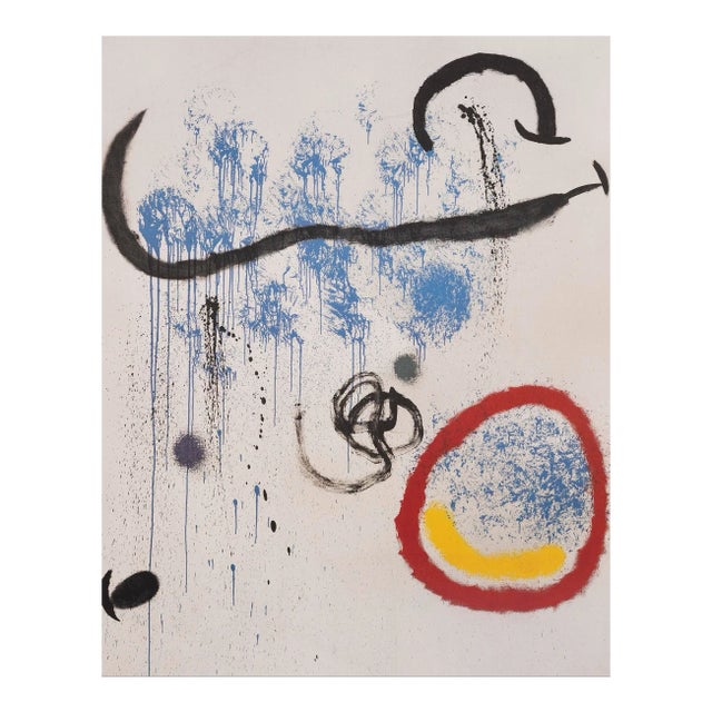 "Naissance Du Jour" Reproduction Joan Miro Lithograph | Chairish