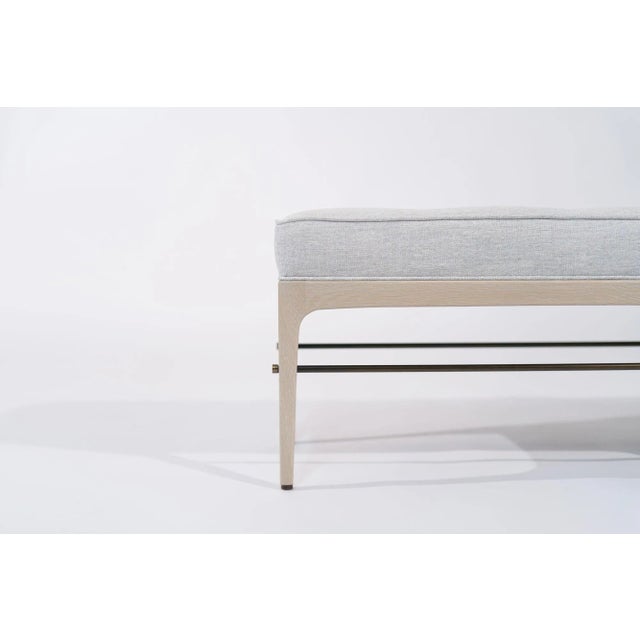 Linear Bench in White Oak and Bronze Series 72 by Stamford Modern ...