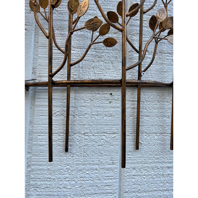 Large Mid Century Modern Tree Wall Sculpture | Chairish