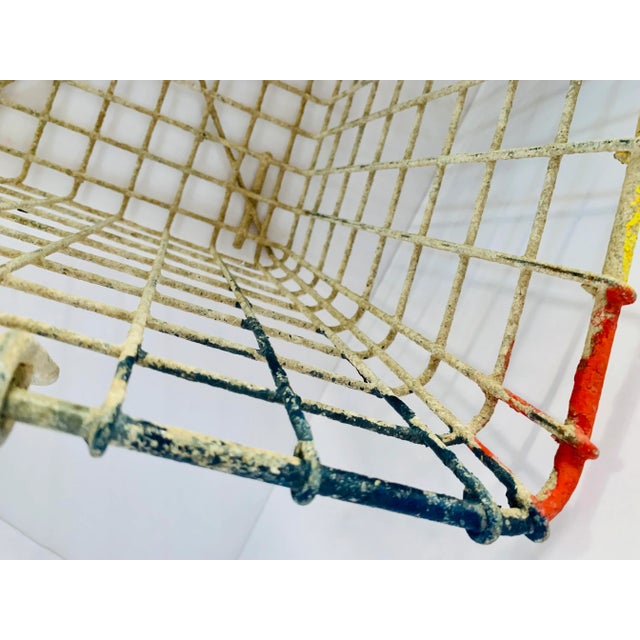 1930's Vintage French Wire Oyster Baskets Color Coded to Identify the ...