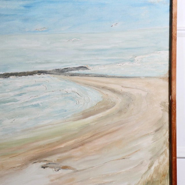 Listed American Artist Elmo Gideon Fine Original Oil Seascape Painting ...