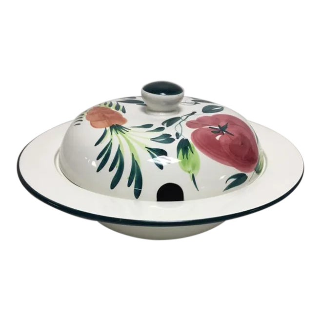 Pizzato Italian Hand Painted Soup Tureen | Chairish
