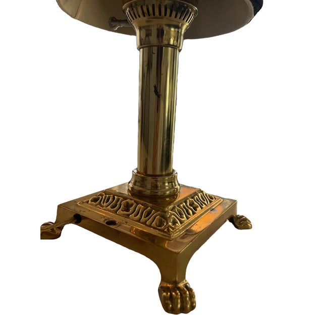 Vintage Orient Express Brass Table Lamp | Chairish