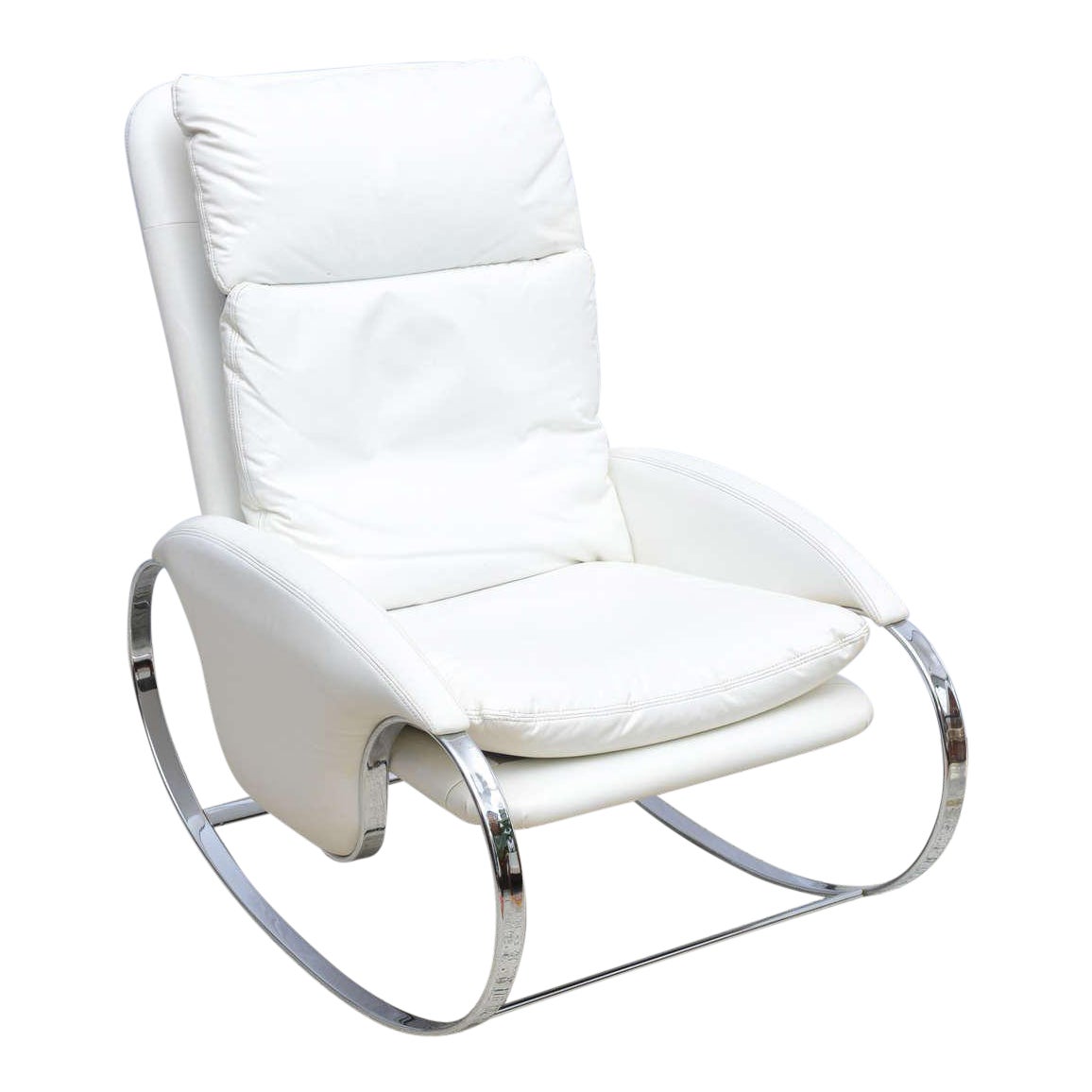 Milo Baughman Style Chrome Rocking Chair, Usa, 1970s | Chairish