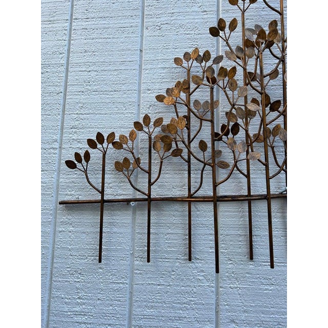 Large Mid Century Modern Tree Wall Sculpture Attributed to Curtis Jere ...