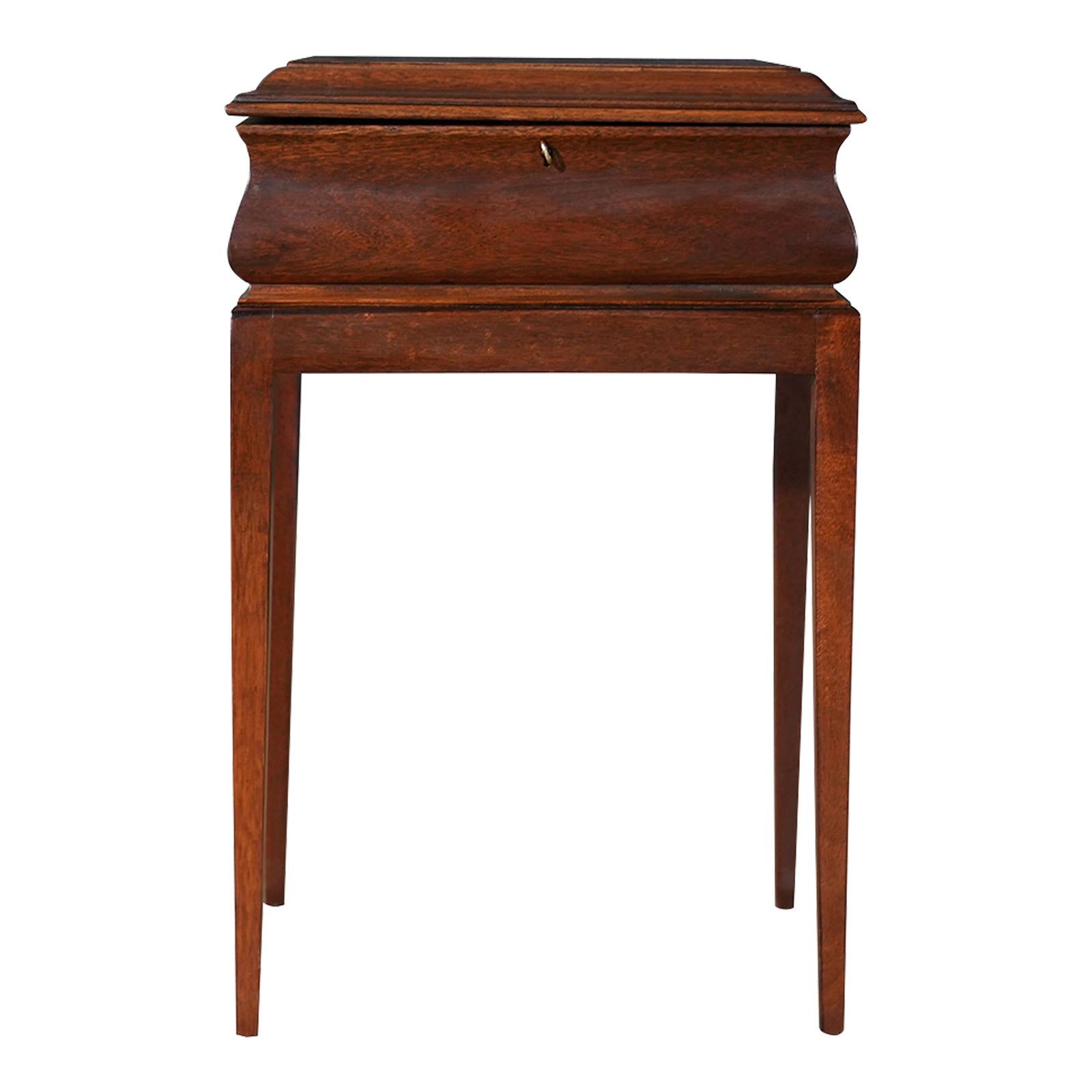 Vintage Brandt Mahogany Box on Stand | Chairish