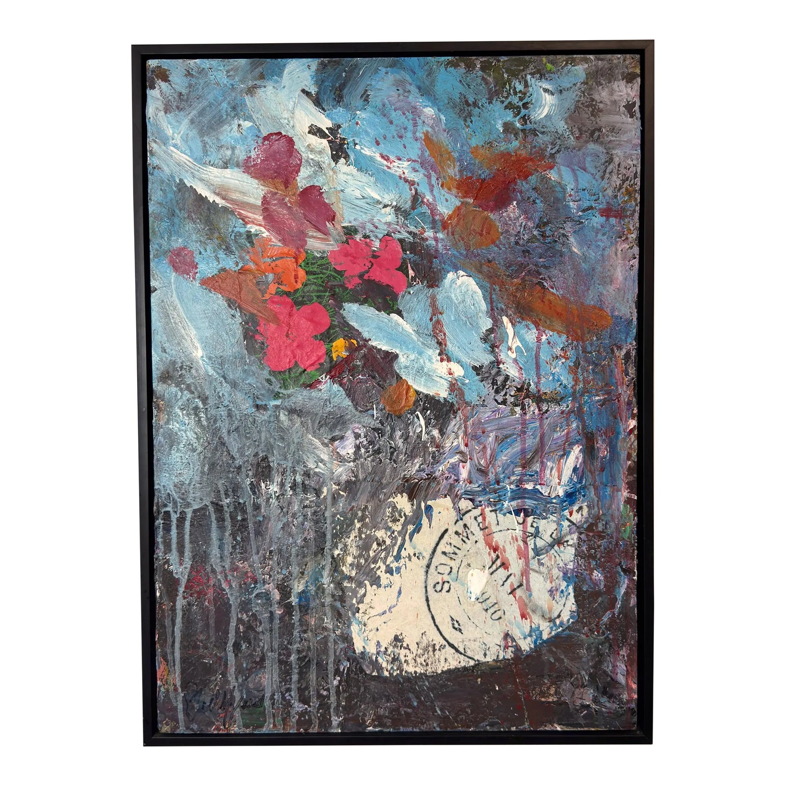Flower Bouquet Abstract by Beverly Myers Modern Painter, School of Wolf ...