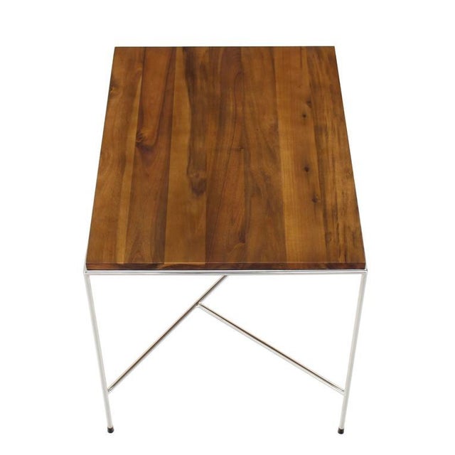 Mid-Century Modern Z-Base Side Tables - a Pair | Chairish