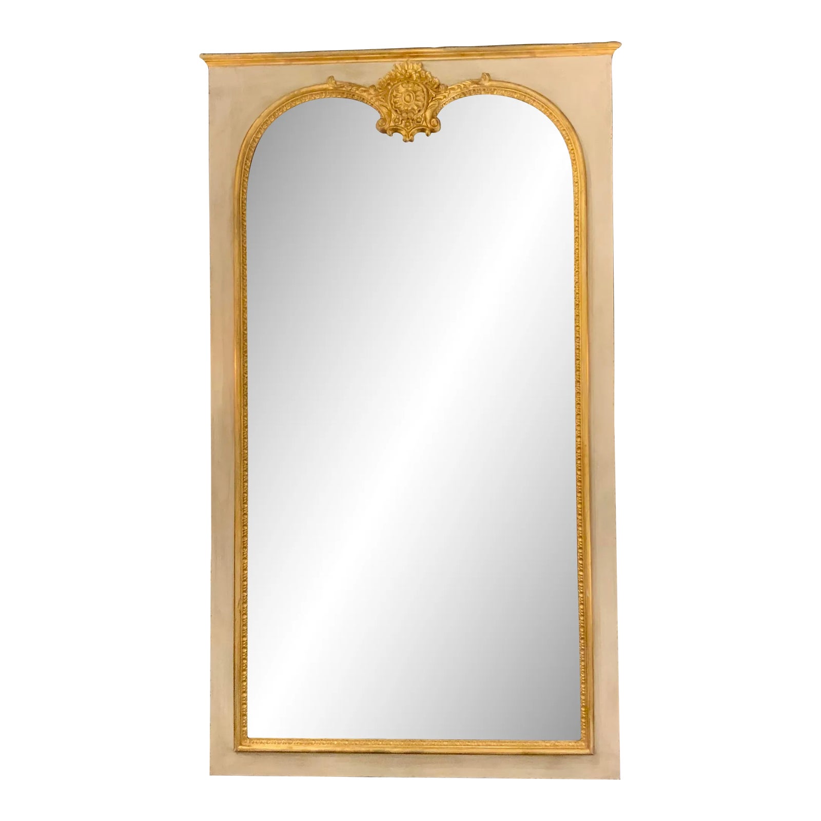 John Richard Eglomise Large Pierre Mirror | Chairish