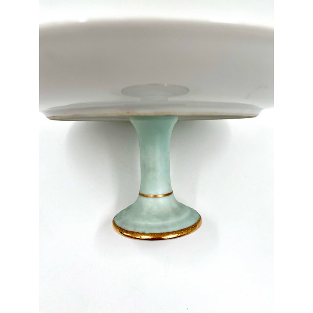 Mid Century Royal Vienna Bavarian Gold & Porcelain Pedestal Cake Stand ...