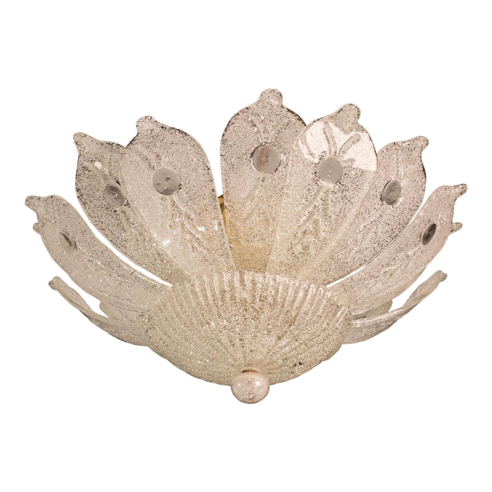 Italian Murano Glass Ceiling Light or Chandelier, 1970s | Chairish