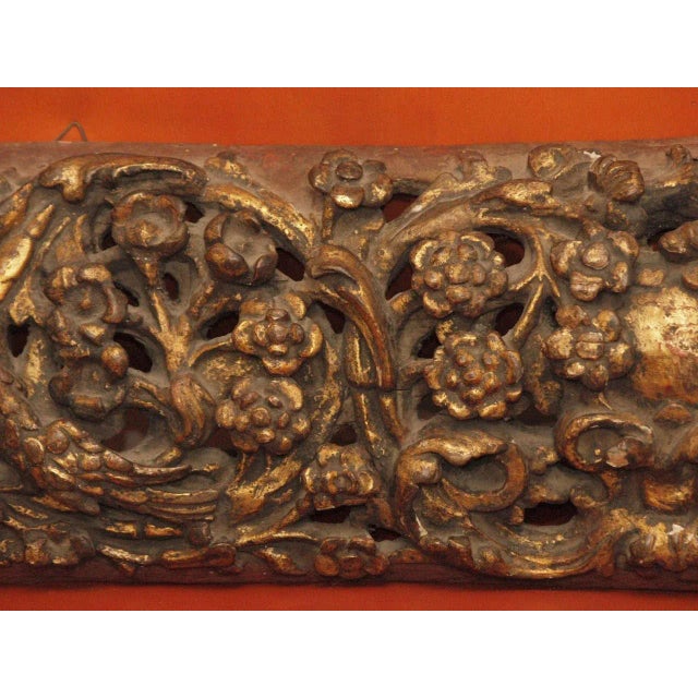 A Period Spanish Rococo Giltwood Fragment | Chairish