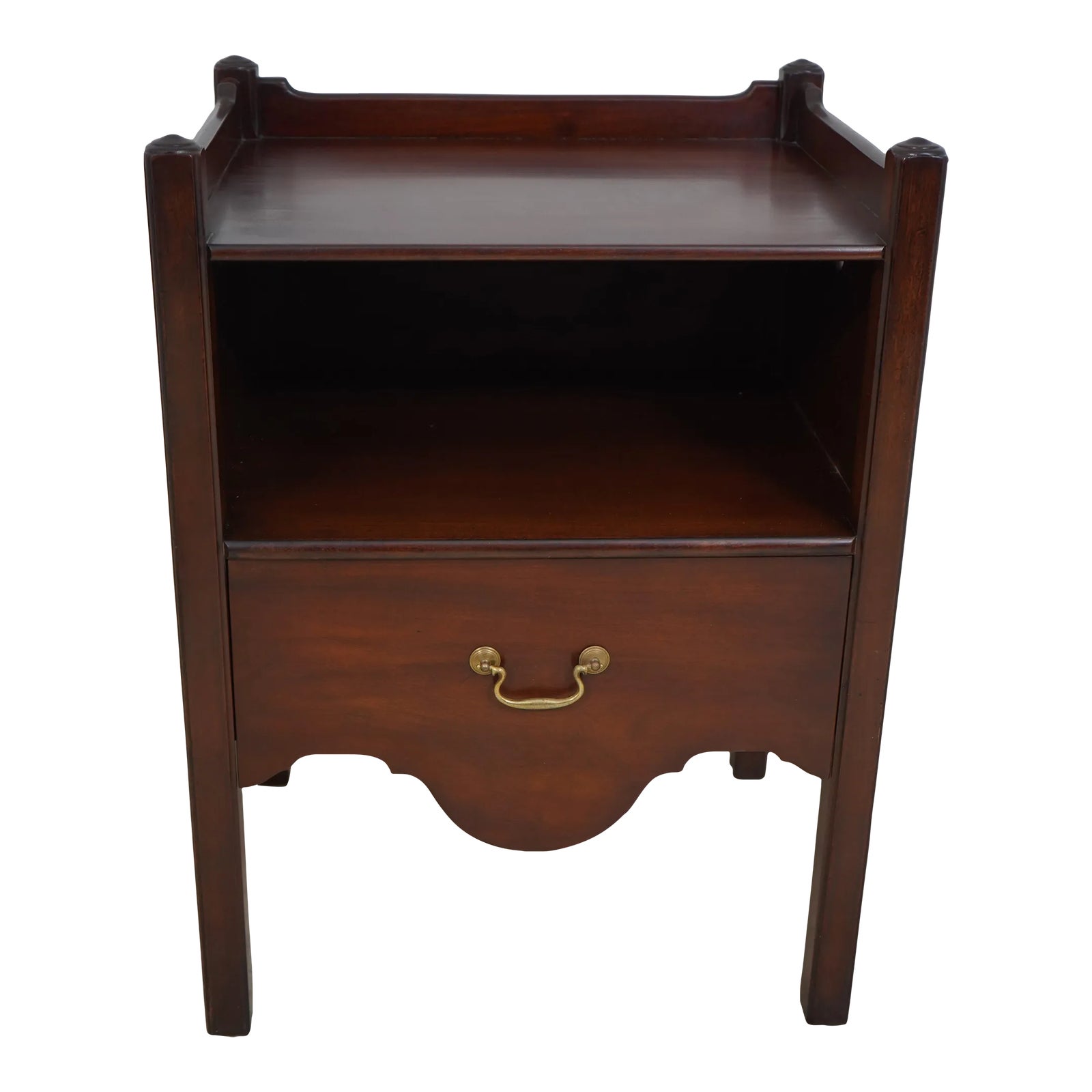 Kittinger Colonial Williamsburg Wa-1030 Mahogany Nightstand Commode ...