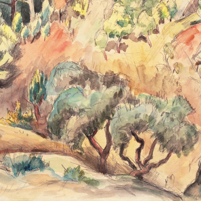 'Autumn in Maussane' by Martin Baer, 1930; Cote D'Azur, France, New ...