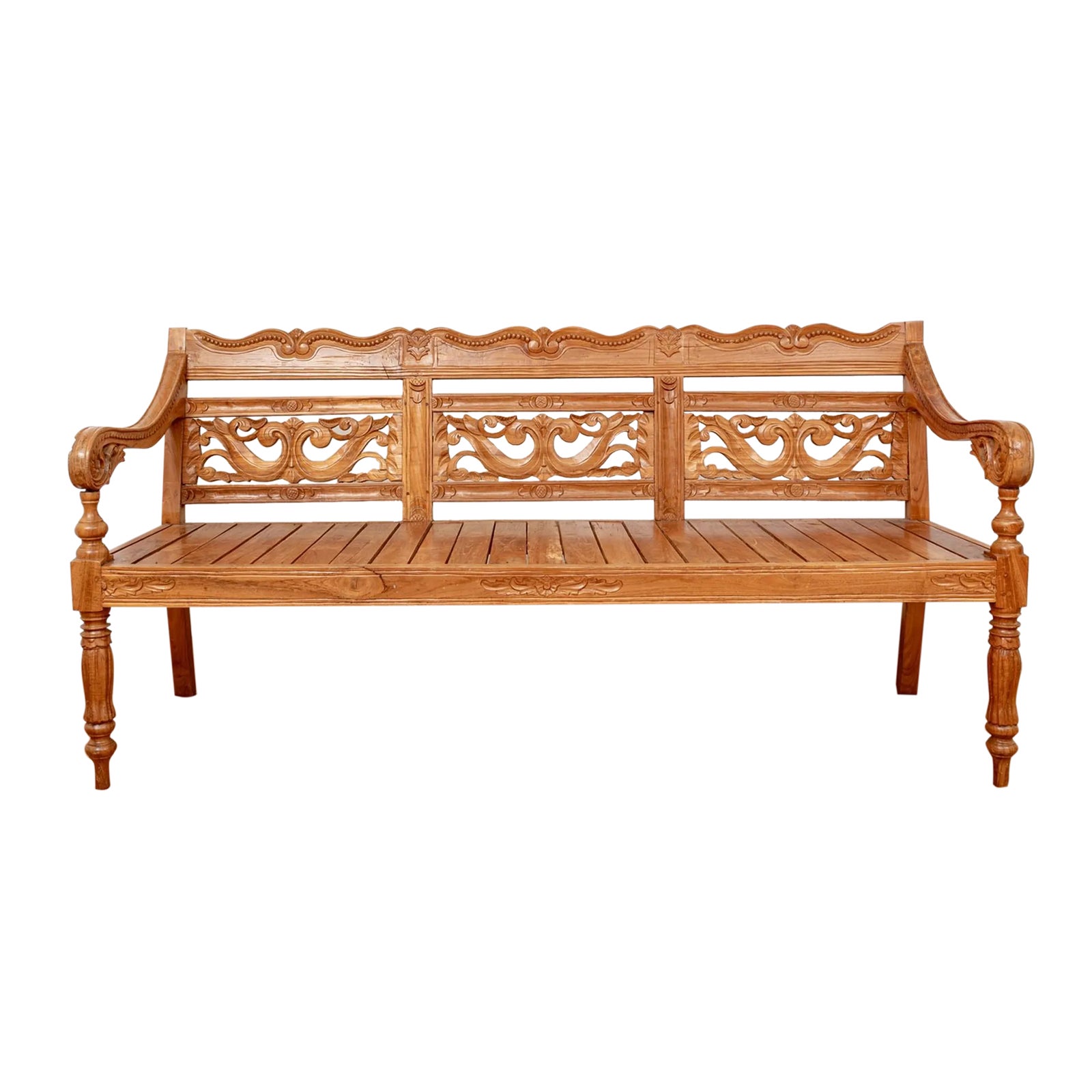 Early 20th Century Intricately Carved and Detailed Wooden French ...