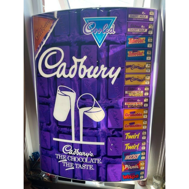 Vending Machine Front from Cadburys, 1990s | Chairish