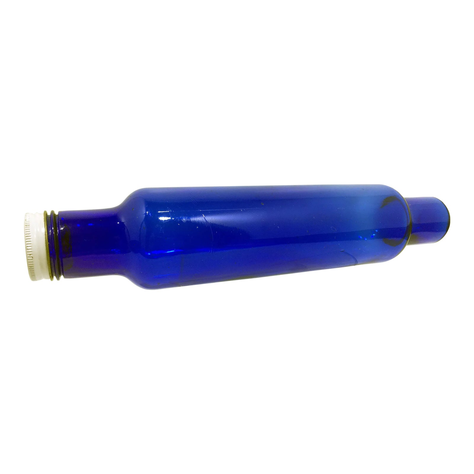 Cobalt Glass Rolling Pin | Chairish