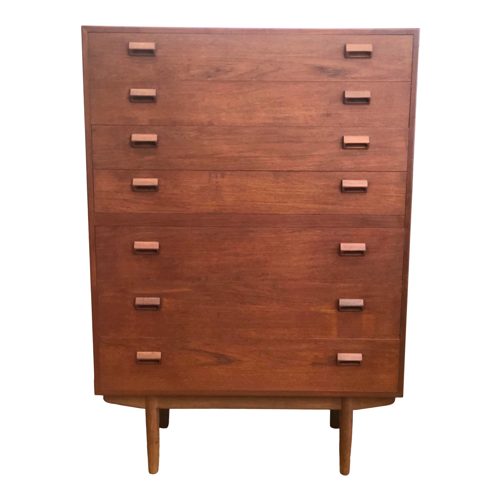 Børge Mogensen 7-Drawer Teak Highboy Dresser | Mid-Century Danish ...