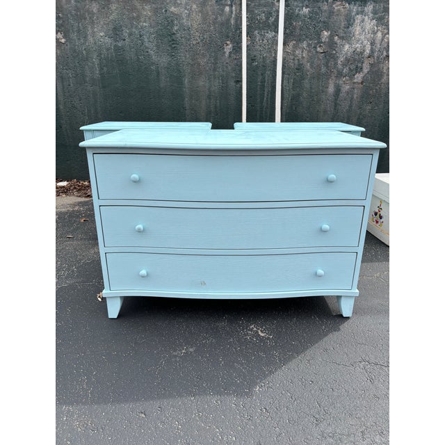 Painted Blue Dresser | Chairish