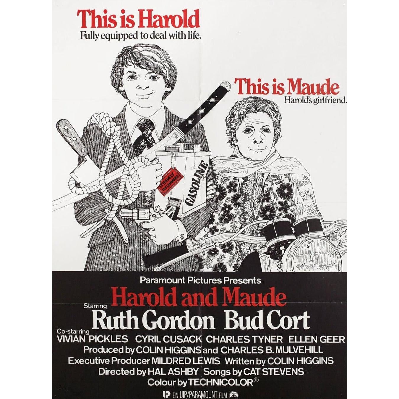 1971 Harold and Maude 3 Poster | Chairish