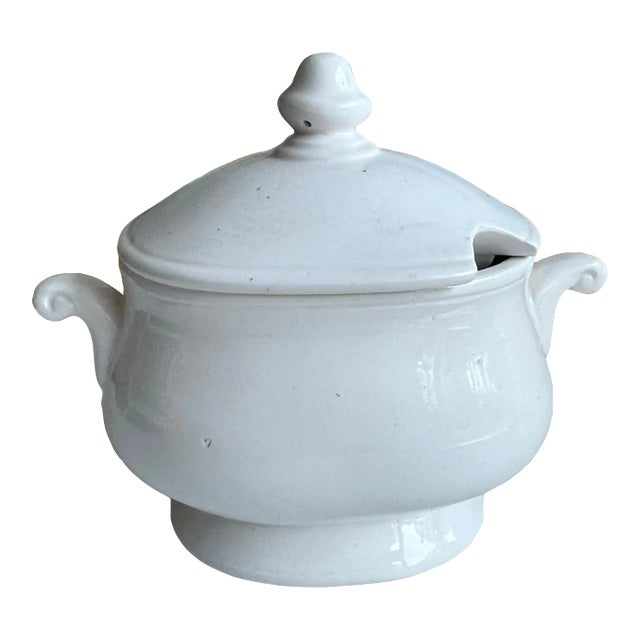 1970s Small White Soup Tureen, Made in Japan | Chairish