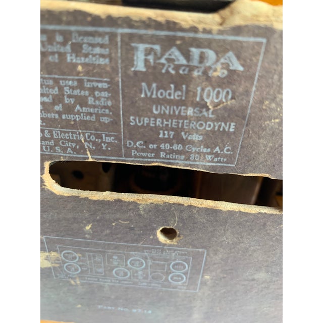 Mid 20th Century Fada Model 1000 Bakelite Radio - "Bullet" | Chairish