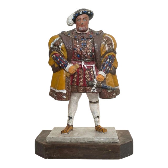 Small British 1940's Hand Painted Gothic Tudor King Henry VIII Figurine ...