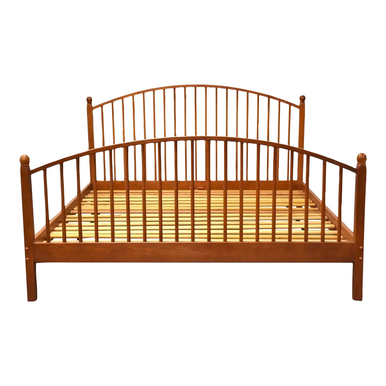 Oak King Bed Frame | Chairish