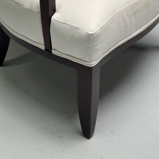 Barbara Barry, Baker Furniture, Art Deco, Armchairs, Mahogany, White ...