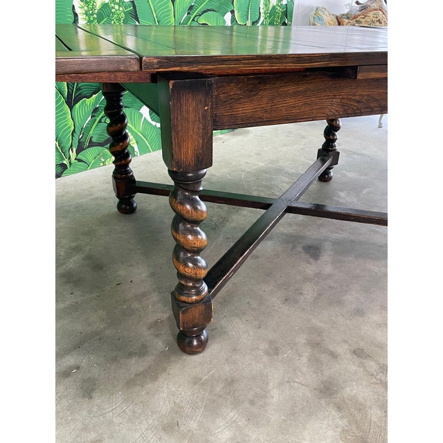 Spanish Colonial Heavy Carved Wood Dining Table | Chairish