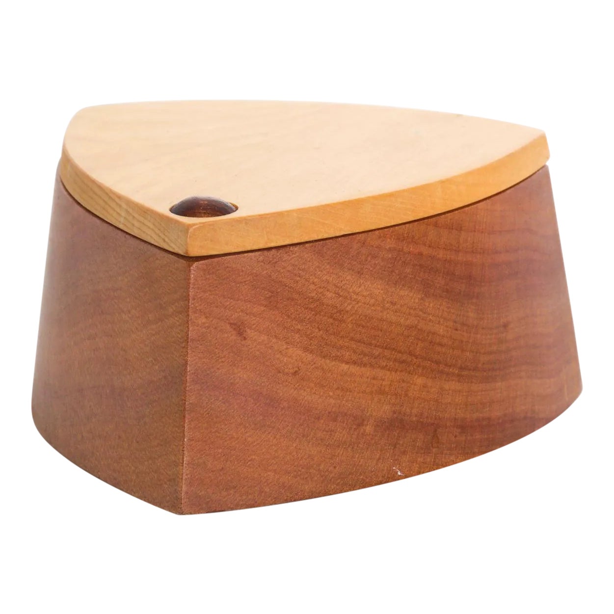 1960s Modernist Huon Pine Small Wood Box | Chairish