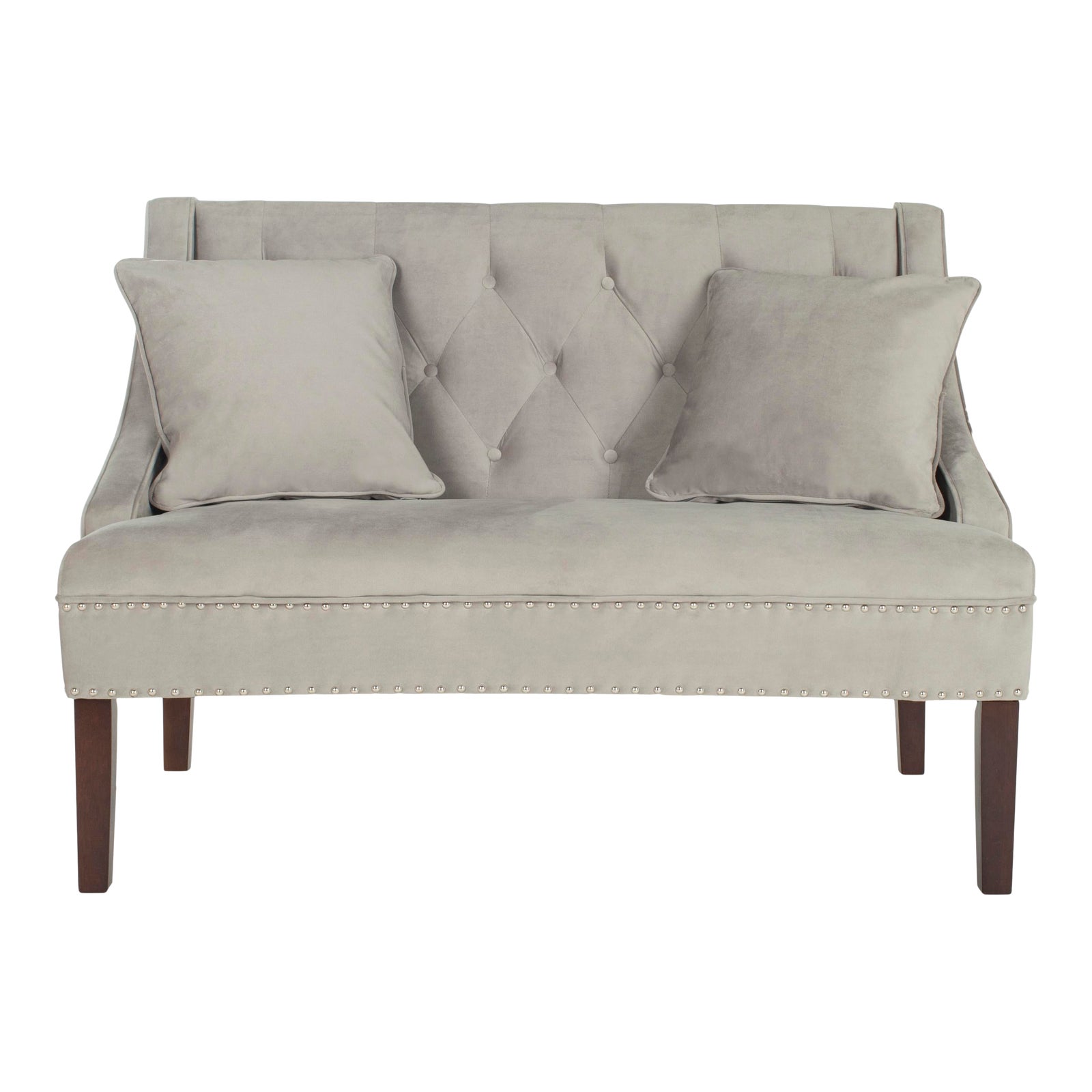 Love Bench in Light Beige | Chairish