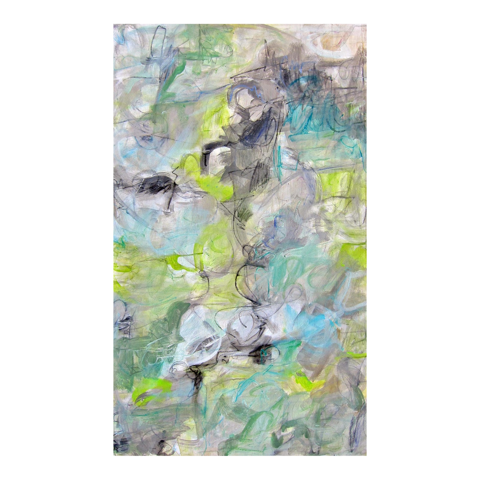 "Can Can" by Trixie Pitts Large Lyrical Abstract Expressionist Painting ...