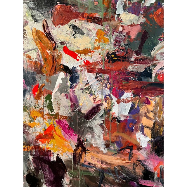 "Autumn in New York" Contemporary Original Abstract Painting by Sandy ...