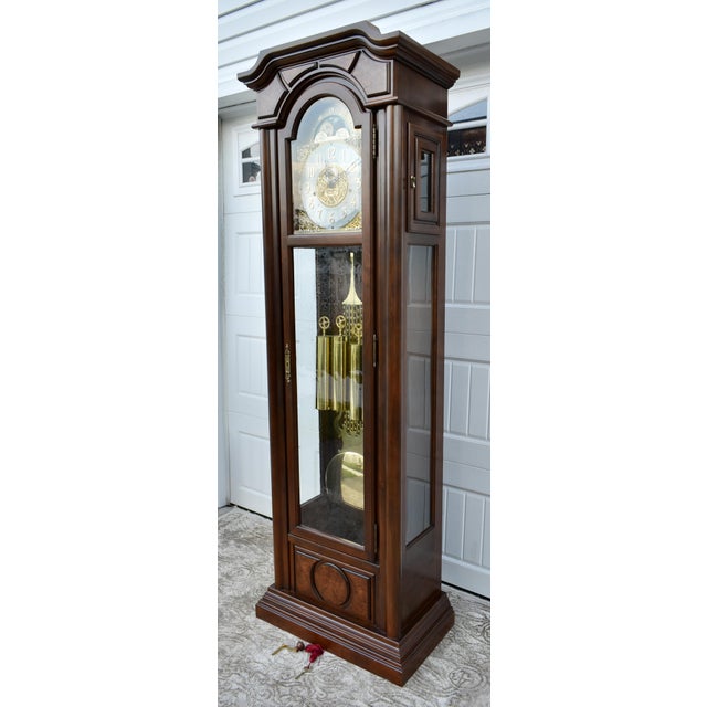 Vintage Hamilton Lancaster Transitional Style Walnut & Burl ...
