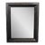 Black Metal Work Large Mirror | Chairish