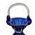 Vintage Handblown Glass Cobalt Blue W/ Handle | Chairish