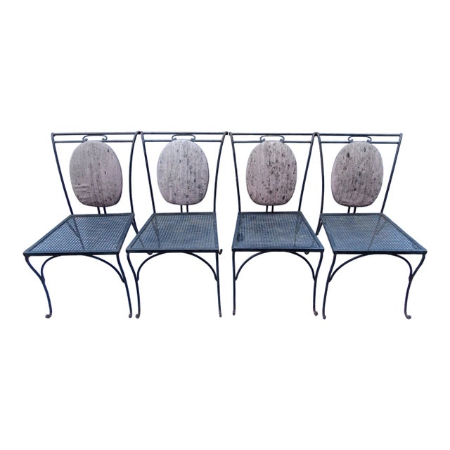 Vintage 90s Outdoor Postmodern Patio Dining Chairs for Refurbishing ...