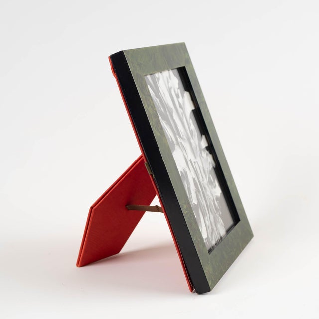 Vintage Green Wood Frame | Chairish