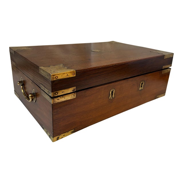 19th Century Anglo - Indian Campaign Box | Chairish