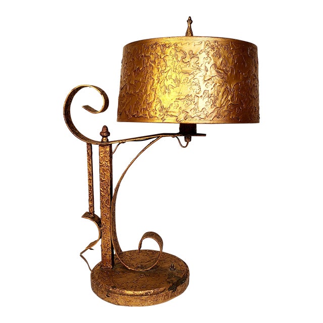 1950s Spanish Desk Lamp | Chairish