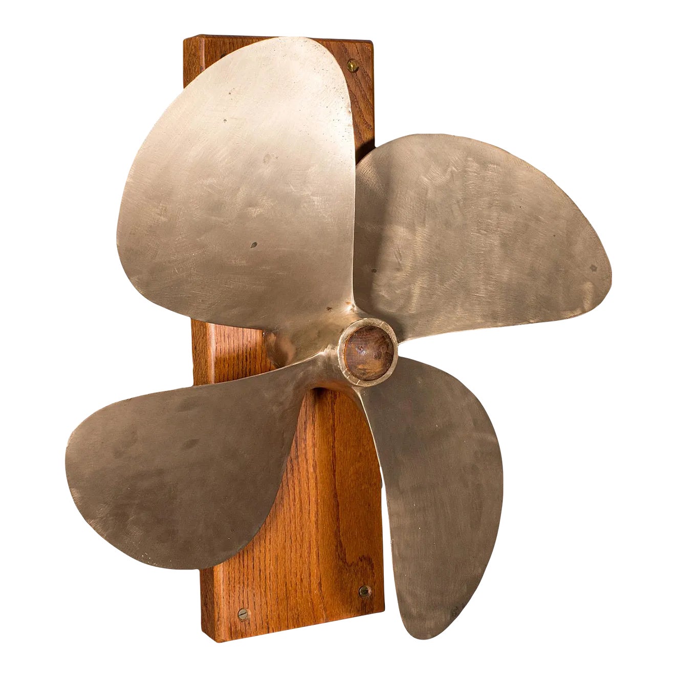 1950's Large Vintage Ship Propeller Display | Chairish