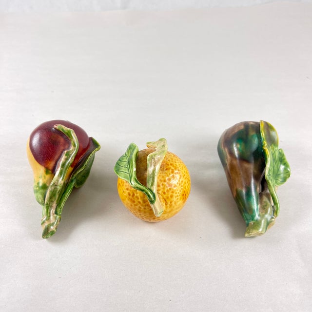 Qing Period Chinese Altar Fruit, Set of Three | Chairish
