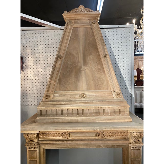 19th. C. French Renaissance Bleached Mantle | Chairish
