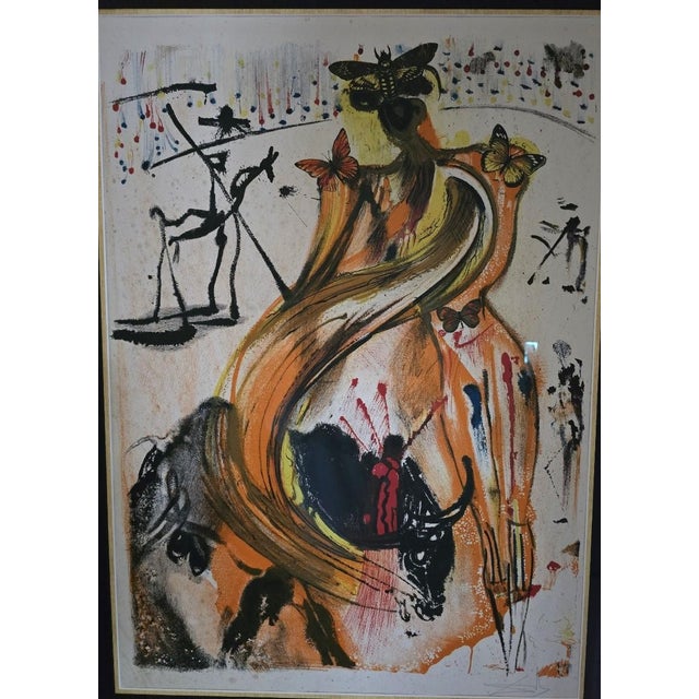 Salvador Dali "Bullfighter and Butterflies" Limited Edition 15/250 ...