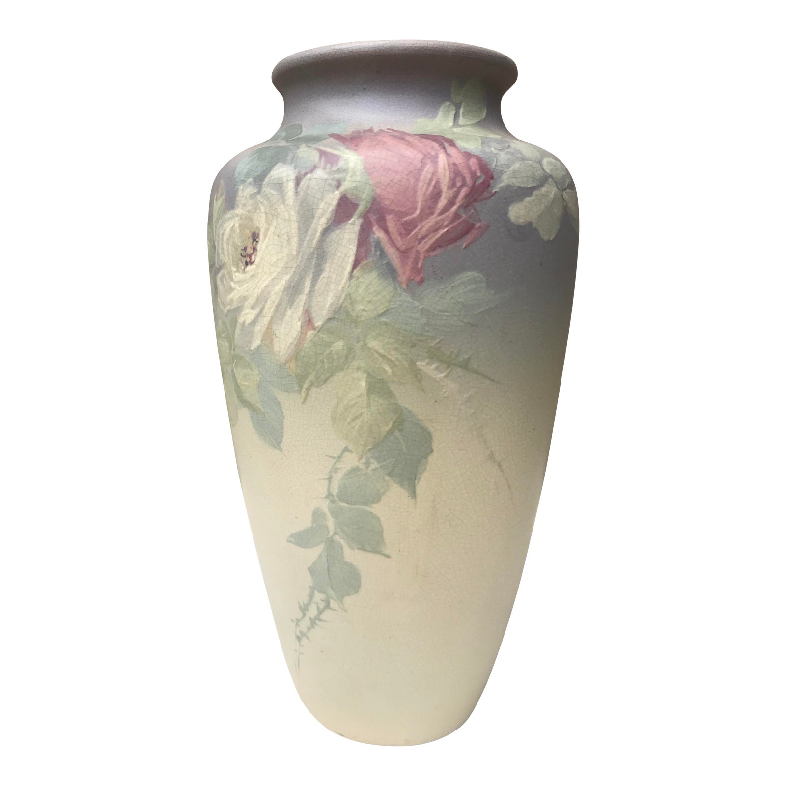 Large Weller Hudson Vase | Chairish
