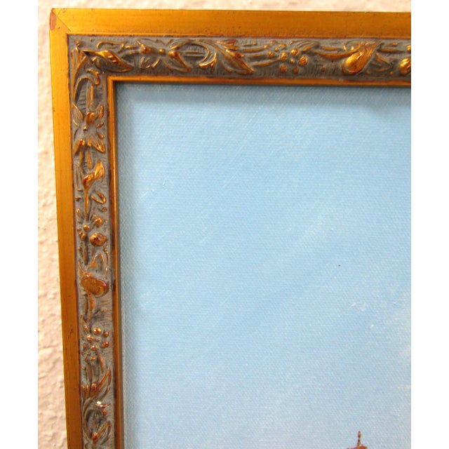 Vintage Canadian Artist Leo Mallet Original Signed Oil Painting | Chairish