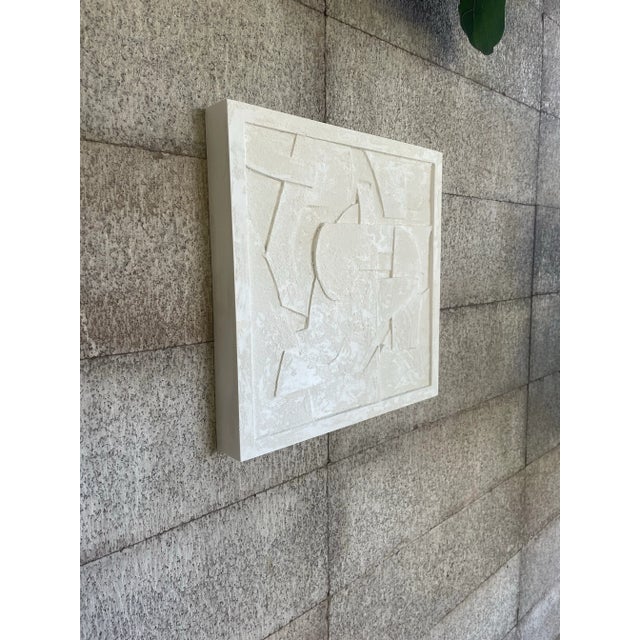 Cubist Plaster Relief | Chairish
