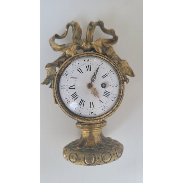 Antique French Small Clock | Chairish